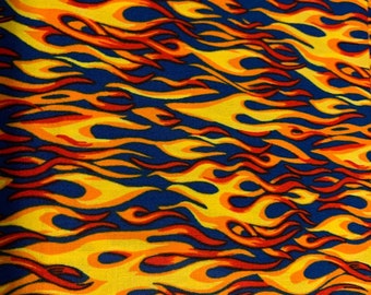 Flame Fabrics by the Yard - Etsy
