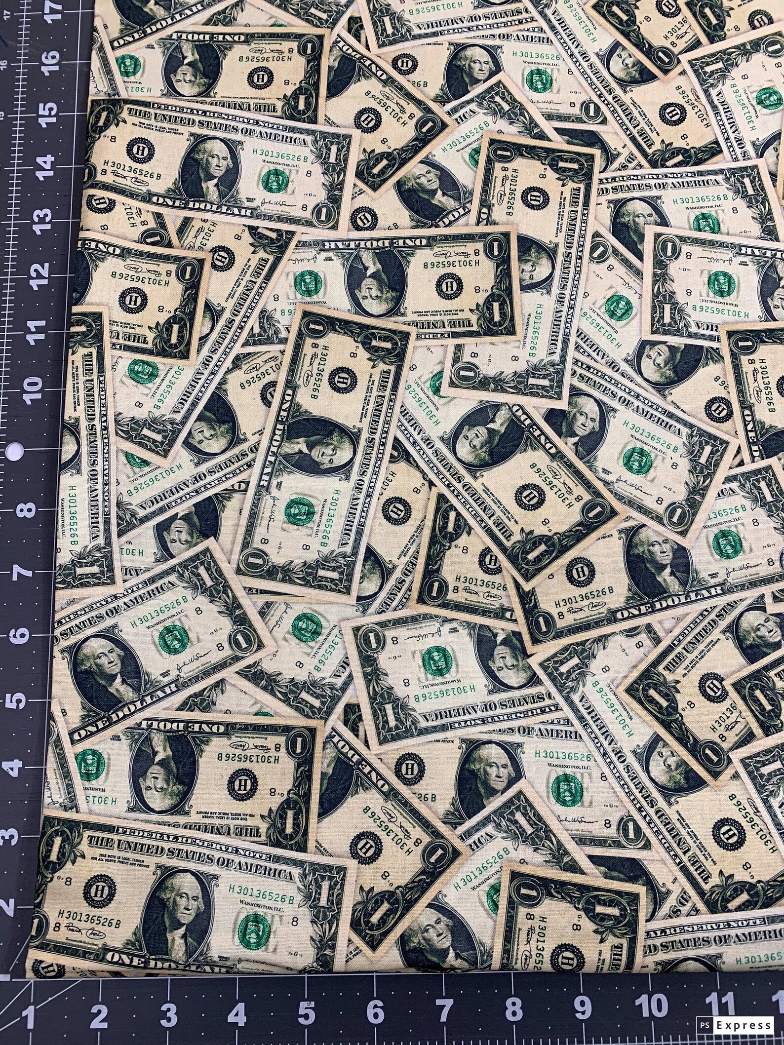 Money Cotton Fabric by the Yard Money Fabric Dollar Bill | Etsy