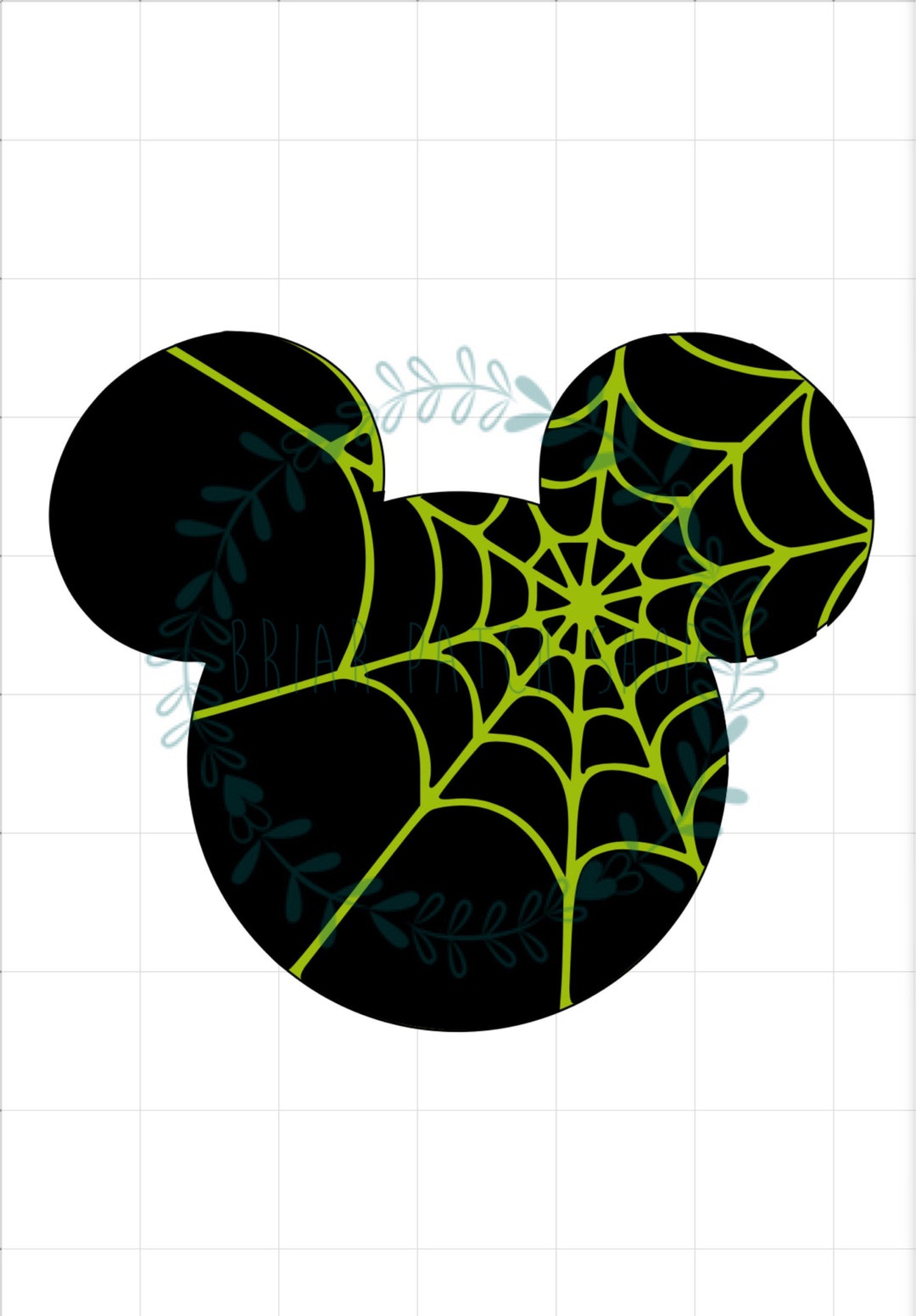 Mickey Spider Web Iron On - Etsy