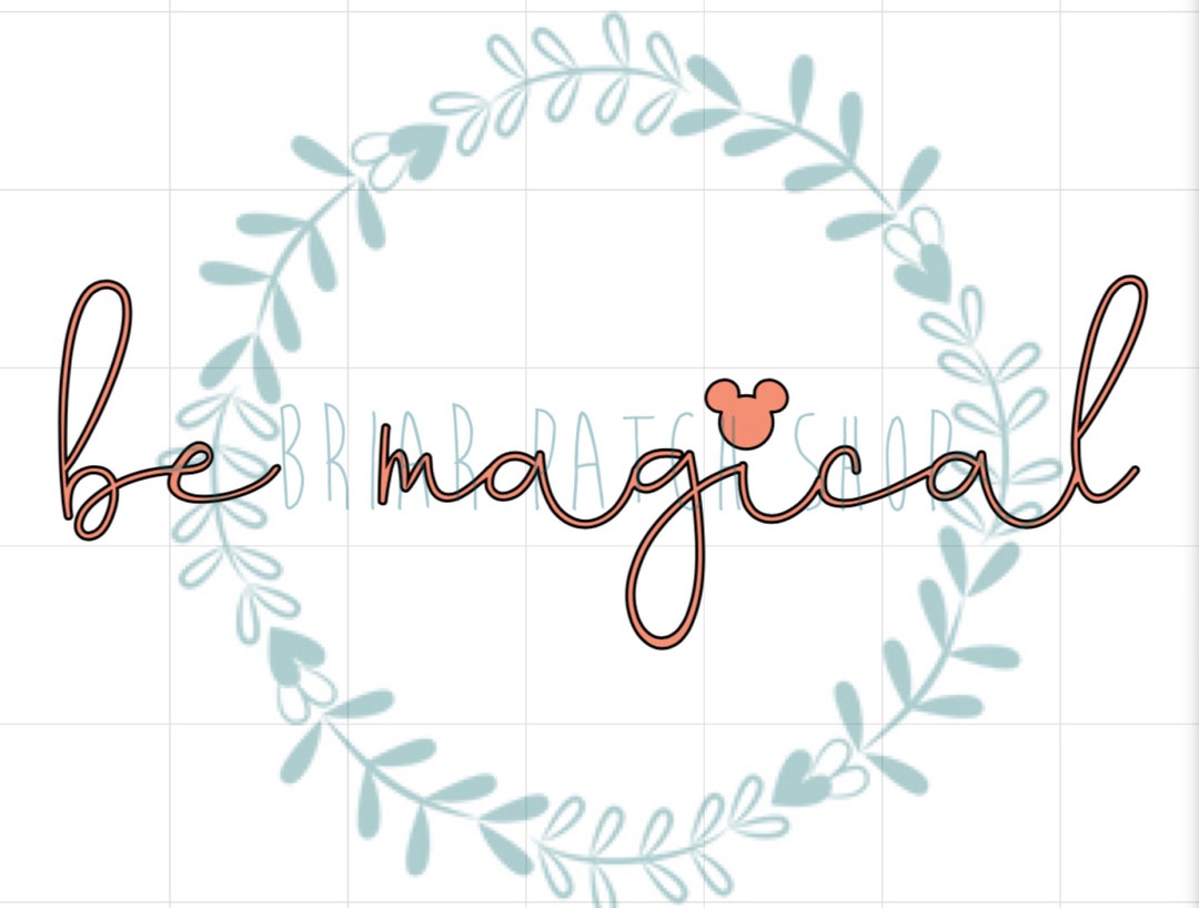 Be Magical Iron On - Etsy