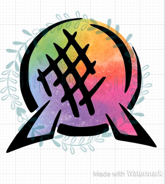 Epcot Watercolor / Festival of the Arts Iron On | Etsy