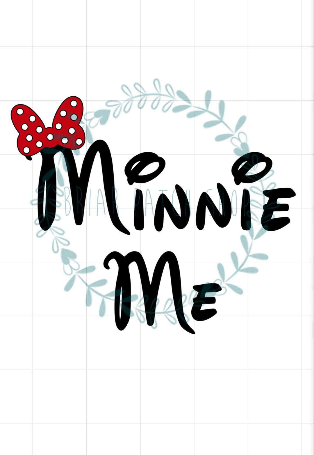 Minnie Me Iron On - Etsy