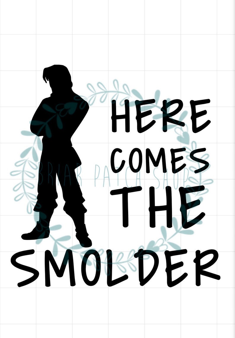 Here Comes the Smolder Iron On - Etsy