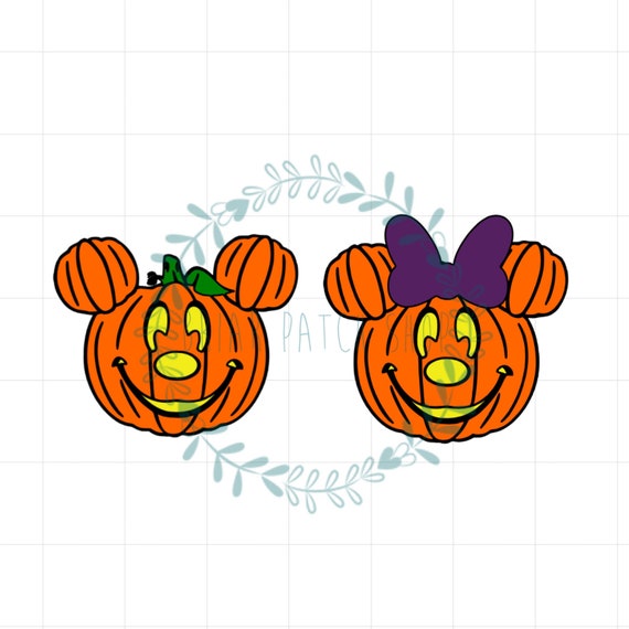 Mickey Pumpkin Iron On - Etsy