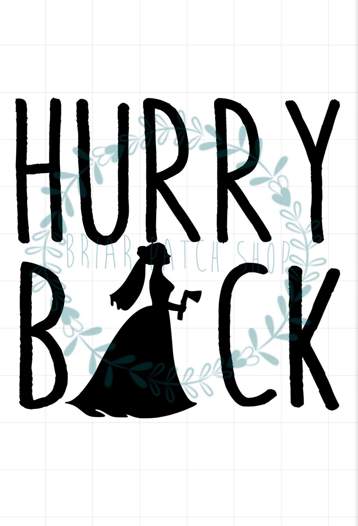 Hurry Back Iron On - Etsy