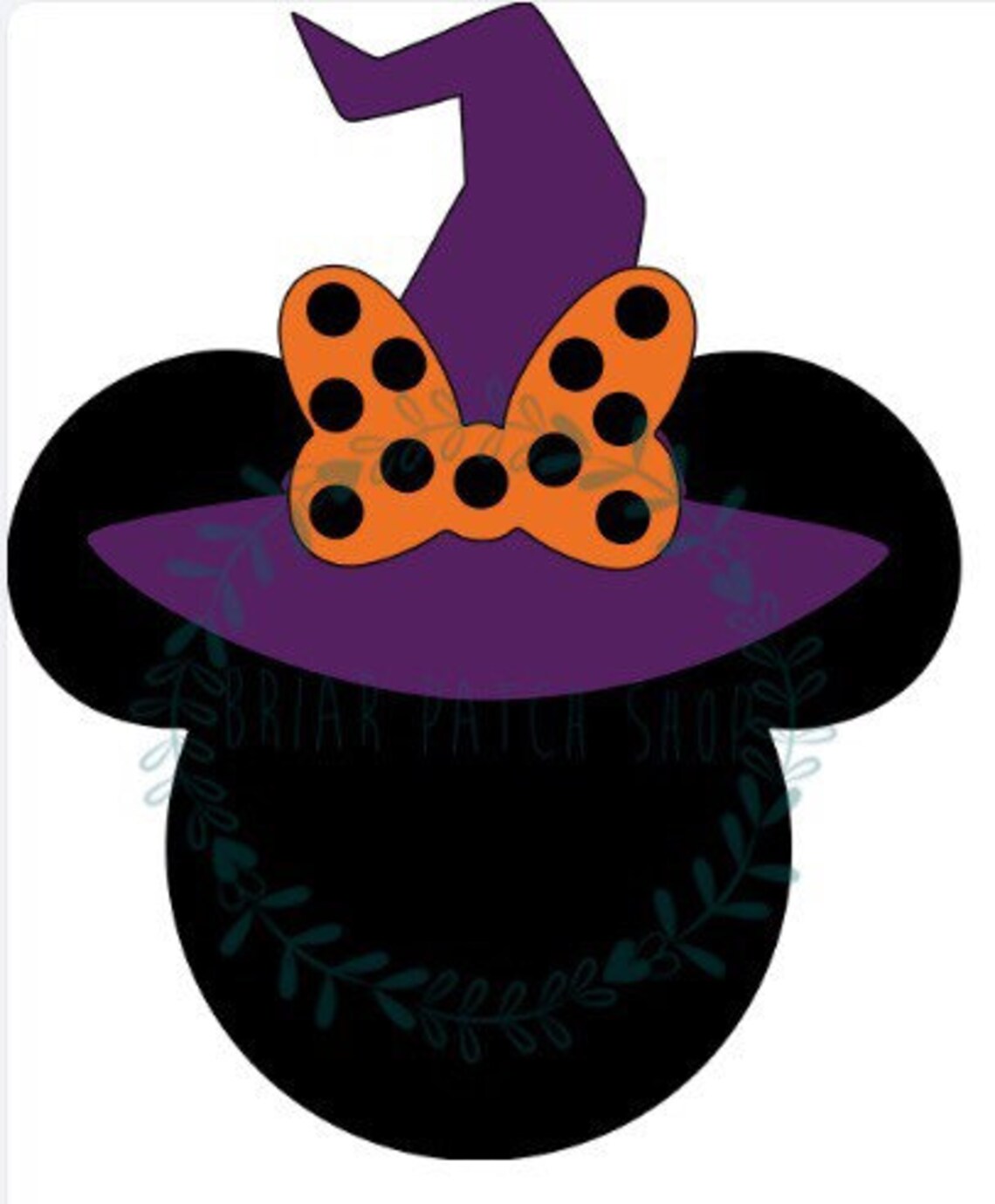 Minnie Witch Iron On - Etsy