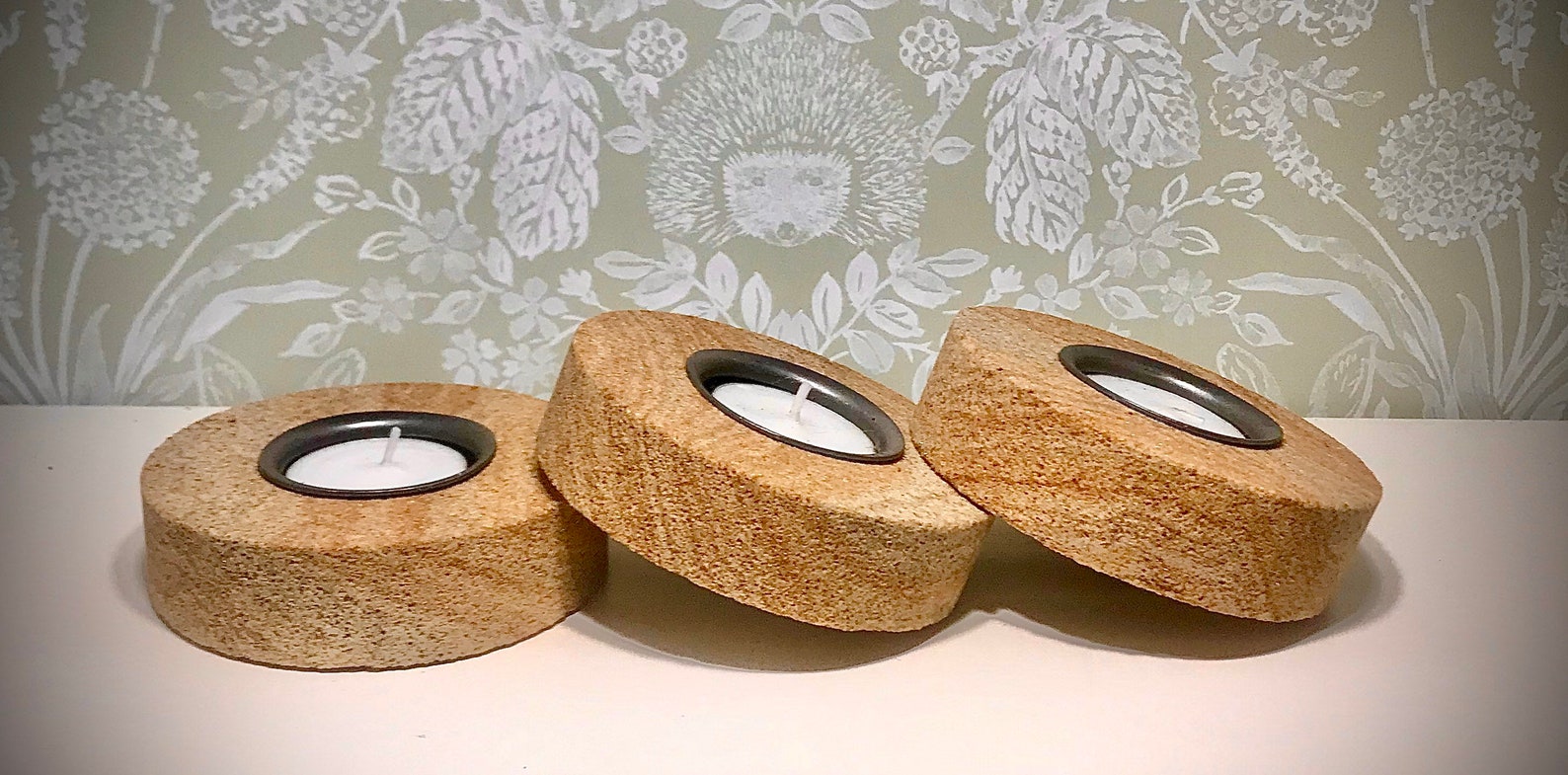 Stone Tea Light Holder Tea Light Set Tiger Stone Candle | Etsy