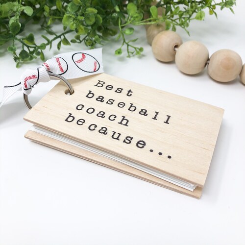 Printable/editable Baseball Coach End of Season Gift Card | Etsy