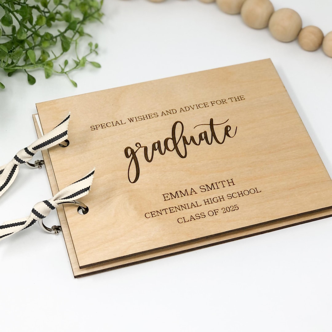Graduation Guestbook Advice and Wishes Sign in Memory Book for ...