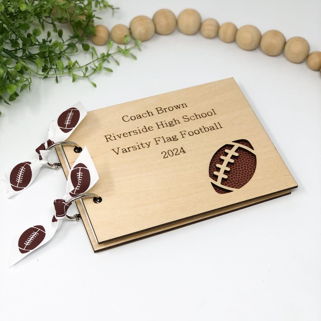 Personalized Flag Football Coach Gift - Gift for Coach - Flag Football ...