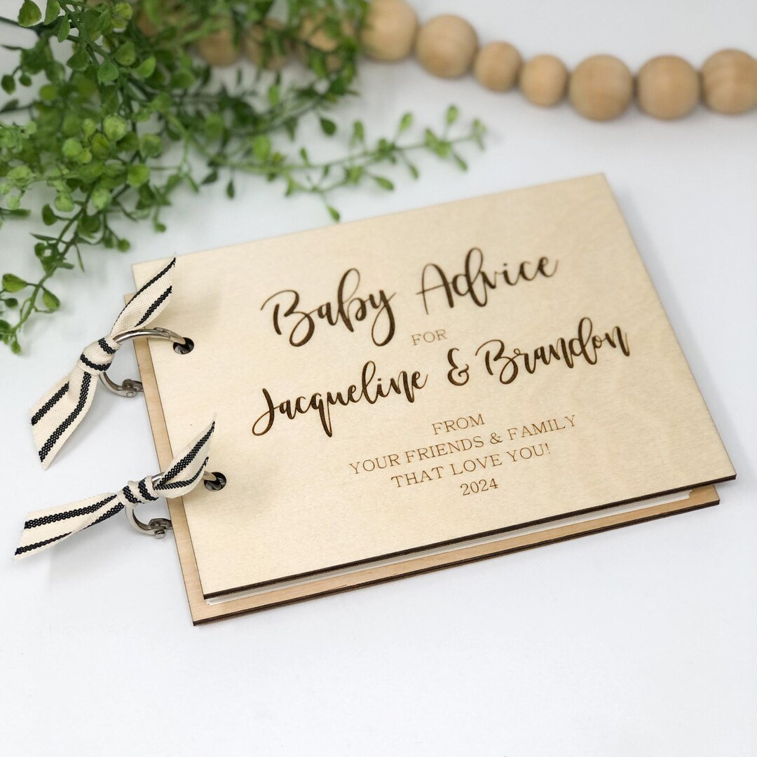 Baby Advice Book for Baby Shower Gift From Family and Friends ...