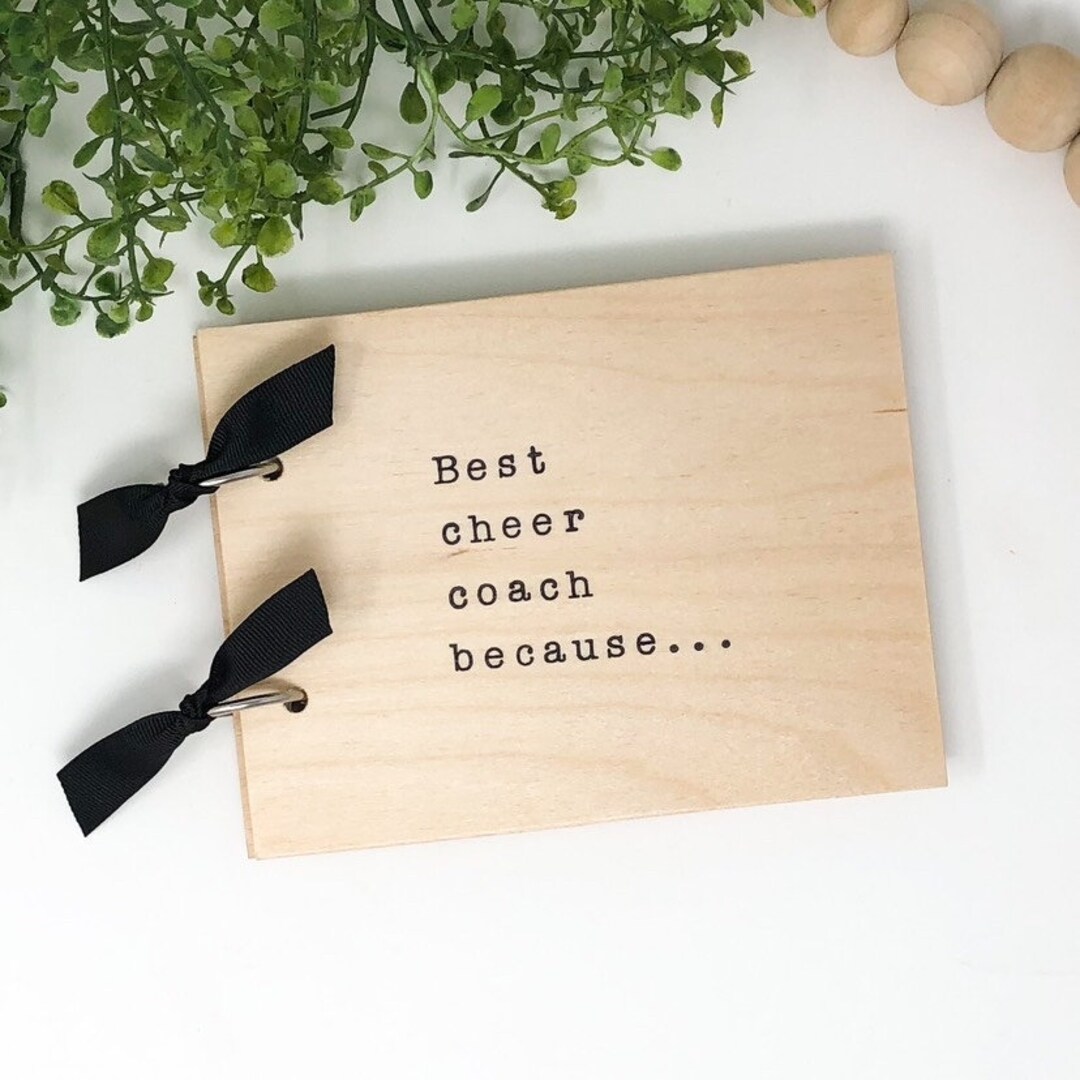 Cheer Coach Gift Medium Notebook Gift From Team - Etsy