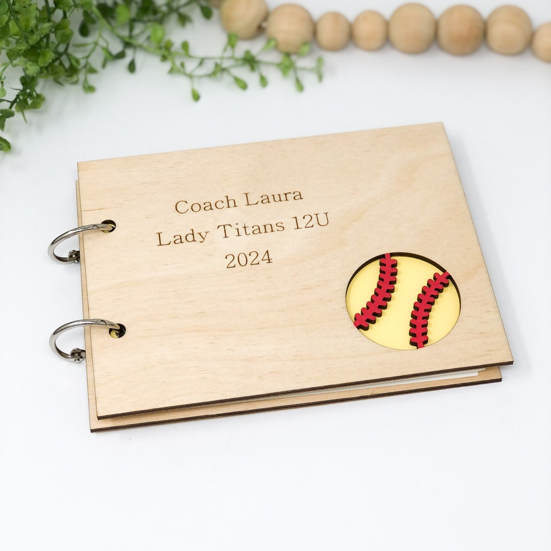 Gift for Softball Coach - Personalized Gift for Coach - Custom Softball ...