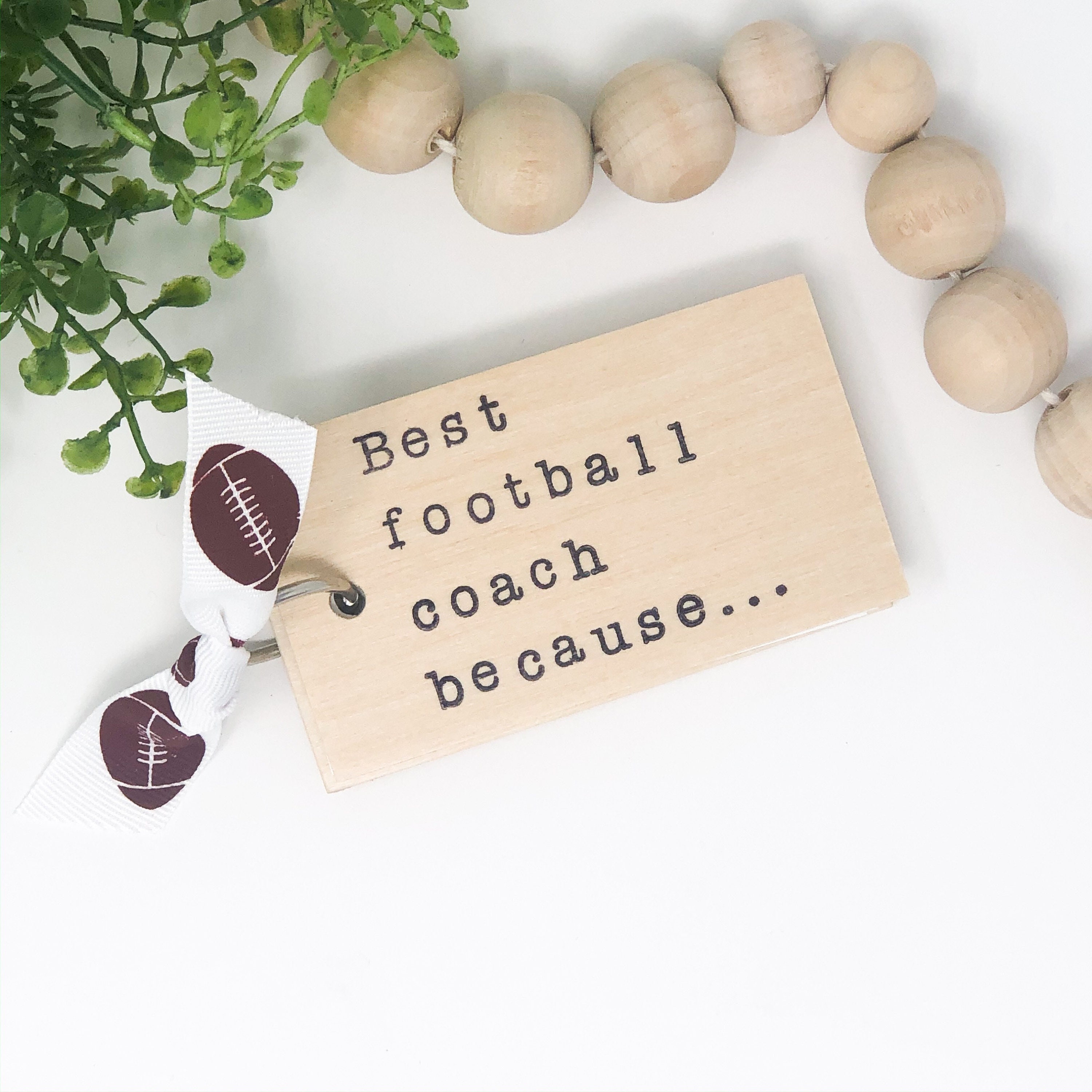 Gift for Coach Football Coach Thank You Gift End of Season | Etsy