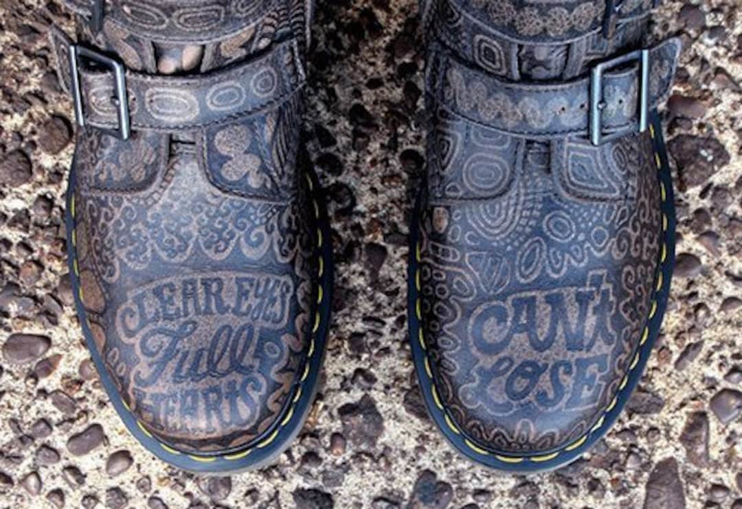 Custom Burnt Boots - Etsy