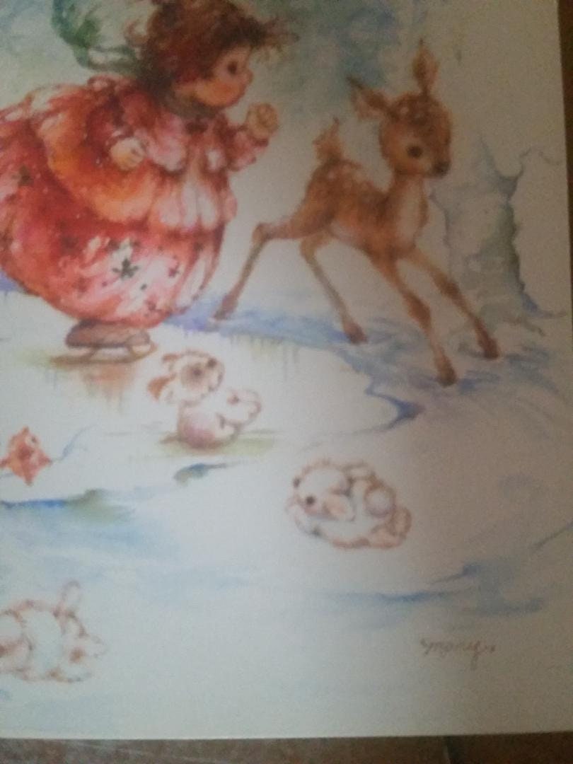 Vintage Greeting Card Mary Hamilton Hallmark Christmas Card | Etsy