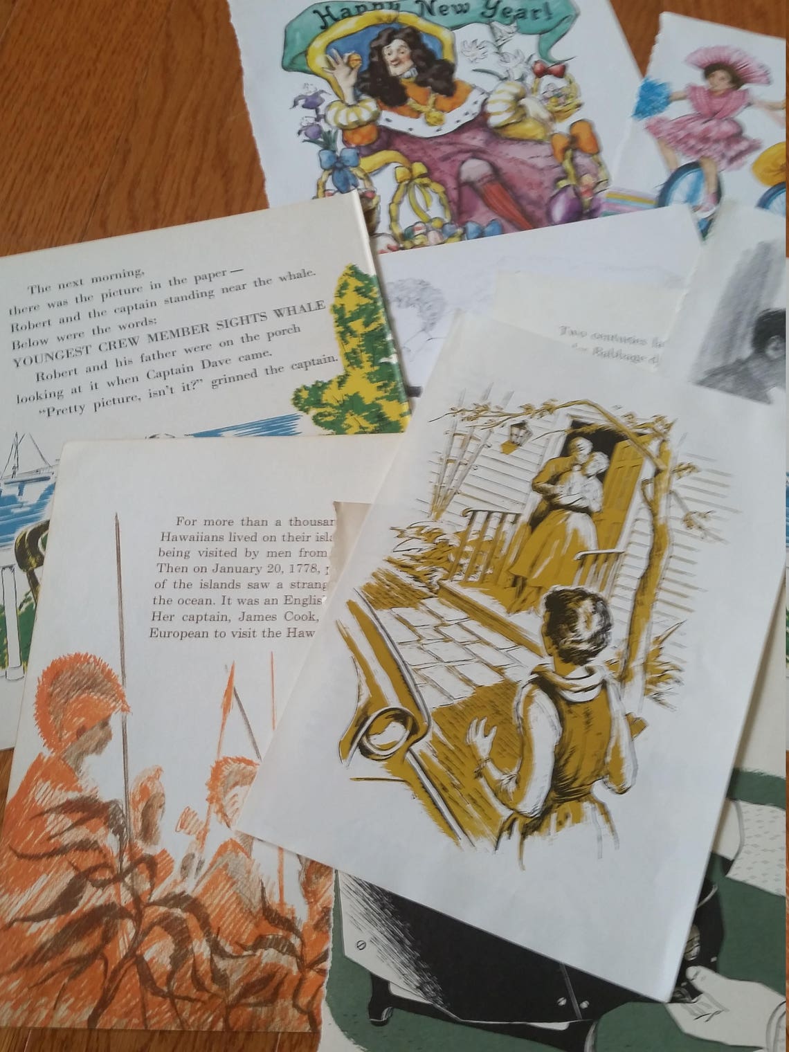 Vintage Children's Book Pages 12 pcVintage Paper | Etsy