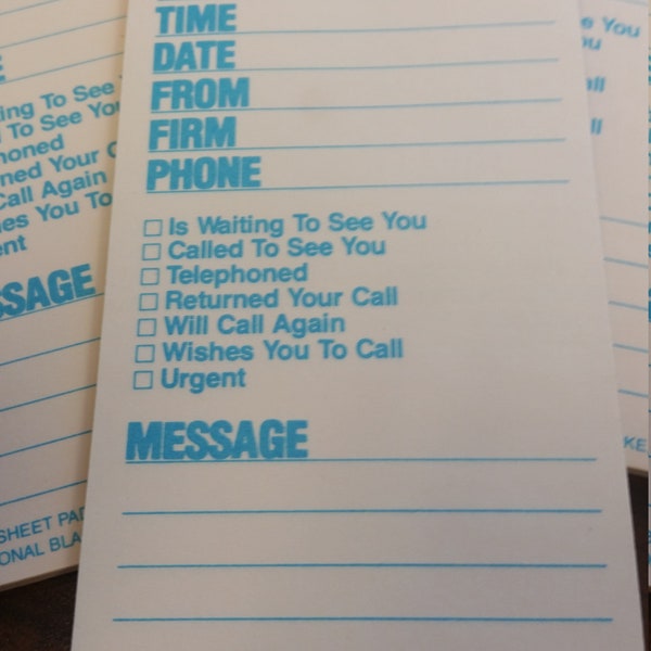 Message Pad - Etsy