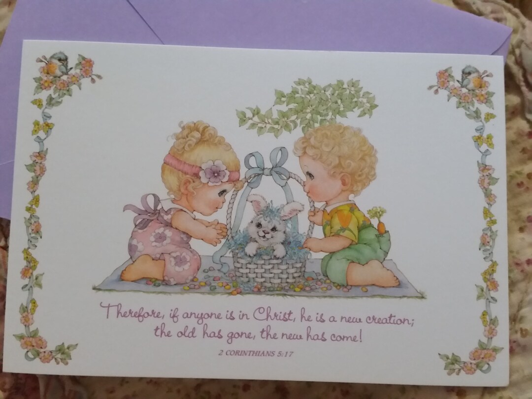 Vintage Greeting Card Current Blank Card Ruth Morehead Easter Card - Etsy