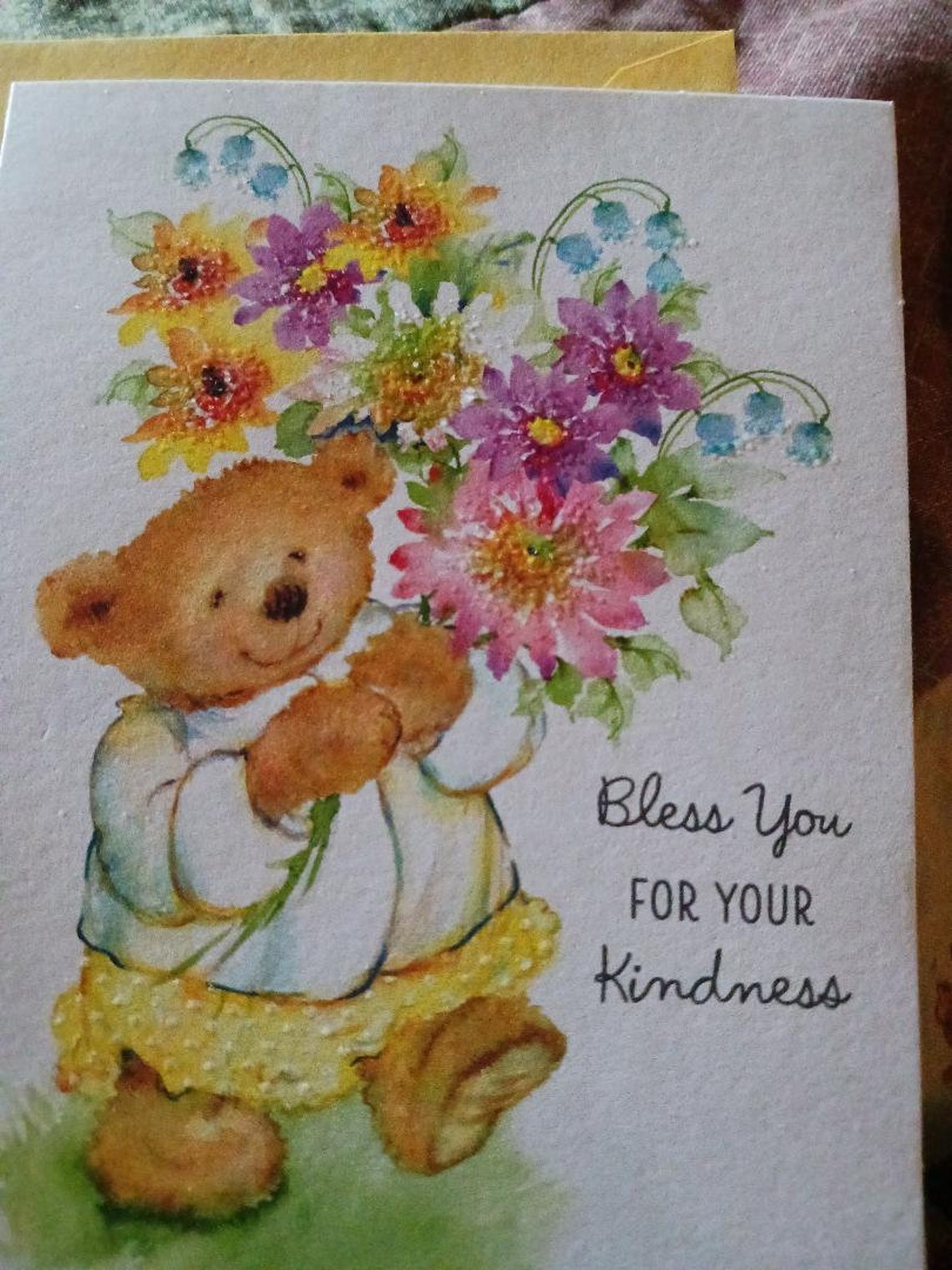 Vintage Greeting Card - Hallmark Card - Mary Hamilton - Blank Thank You ...