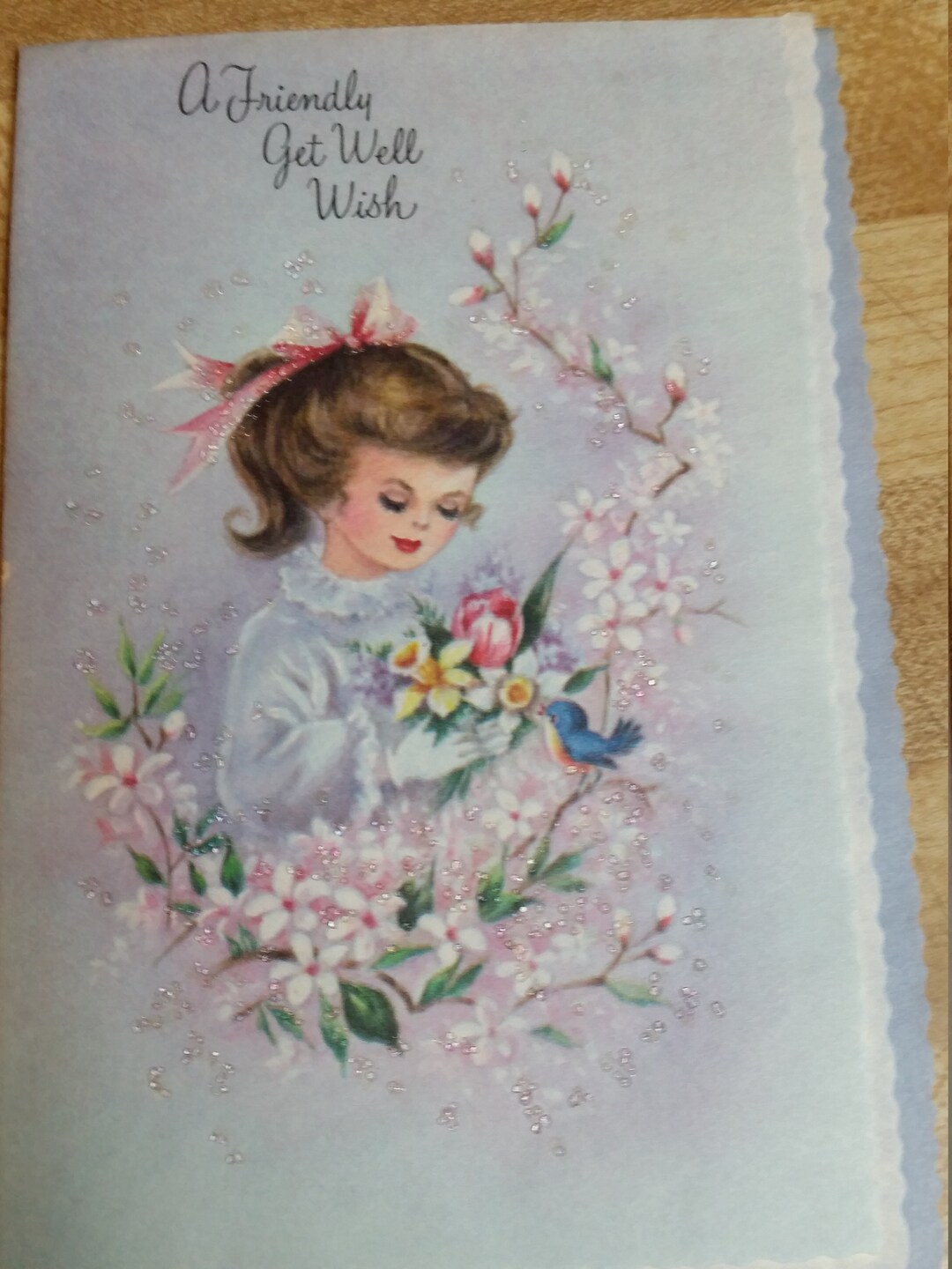 Vintage Greeting Card - Vintage Coronation Get Well Card * Beautiful ...