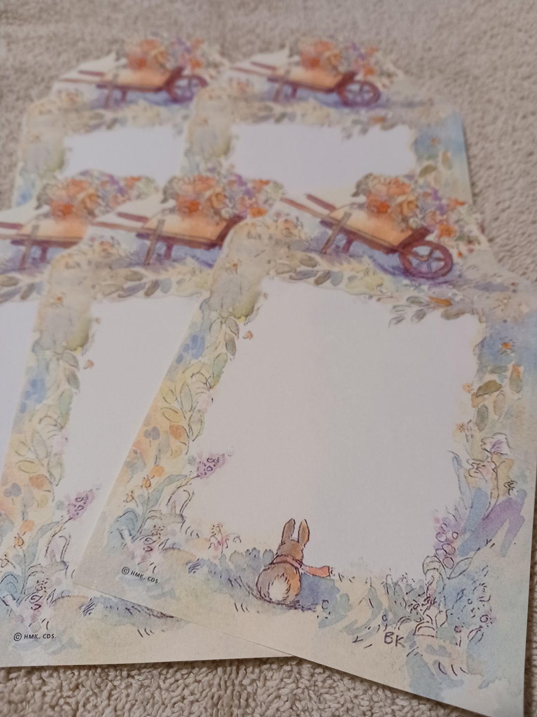 Vintage Hallmark Memo Sheets for Journaling & Scrapbooking * 5 Sheets ...