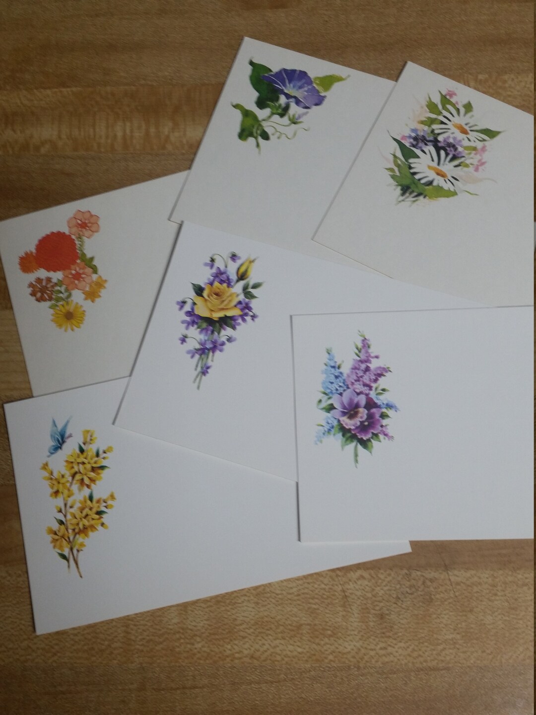 Vintage Botanical Post A Notes Post, Vintage Post Card, Junk Journal ...