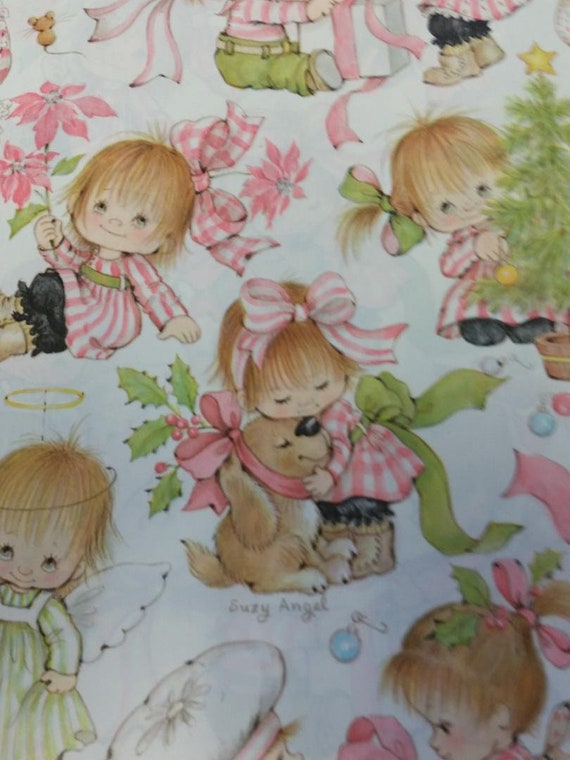 Angel wrapping paper store