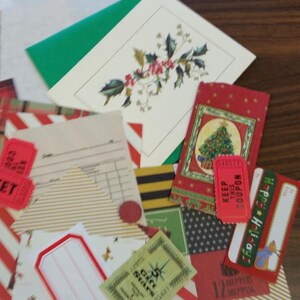 Christmas Mini Paper Pack / 20+ Pieces / Vintage & New / Collage Pack ...
