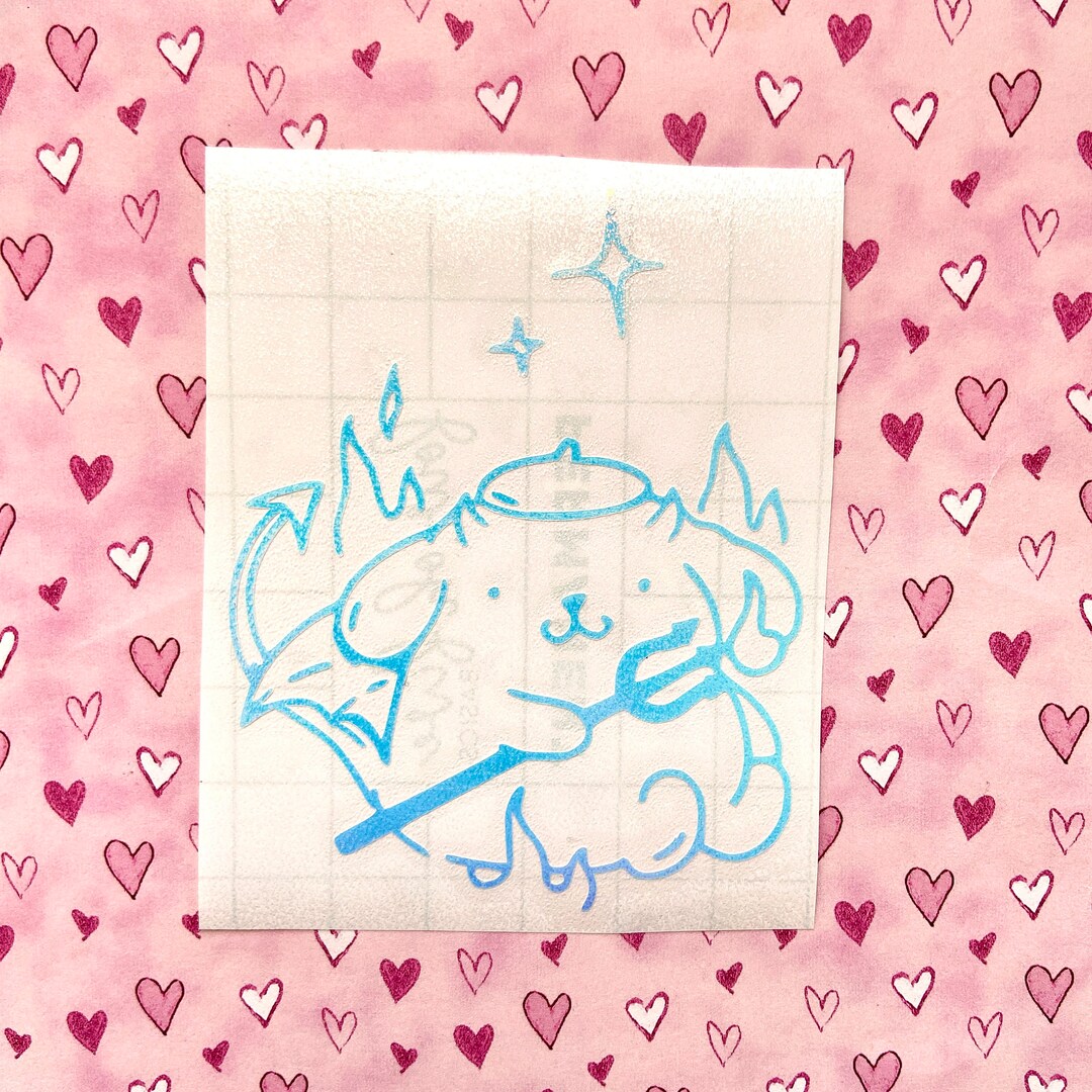 Pompompurin Hell Waterproof Decal Sticker - Etsy