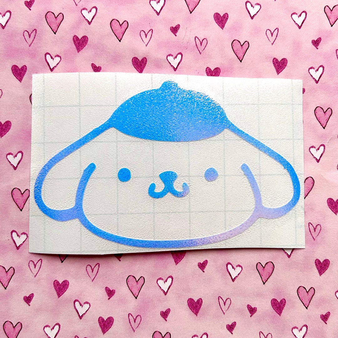 Pompompurin Face Waterproof Car Decal | Car Sticker | Cute Car Decal ...