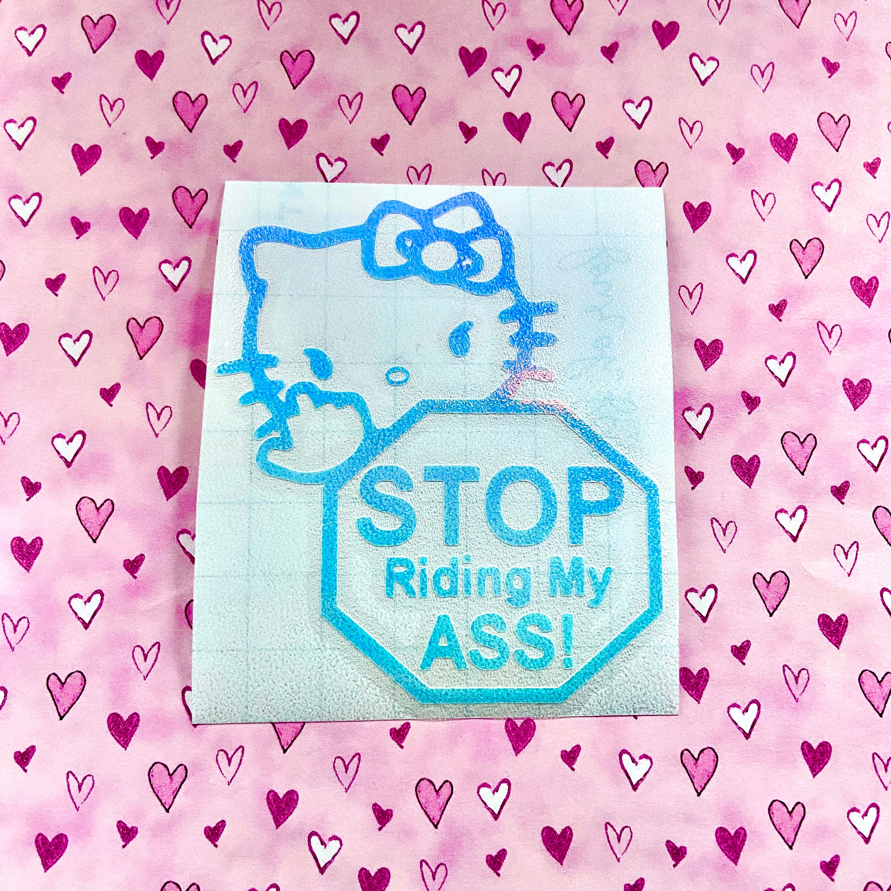 Hello Kitty Flipping Off