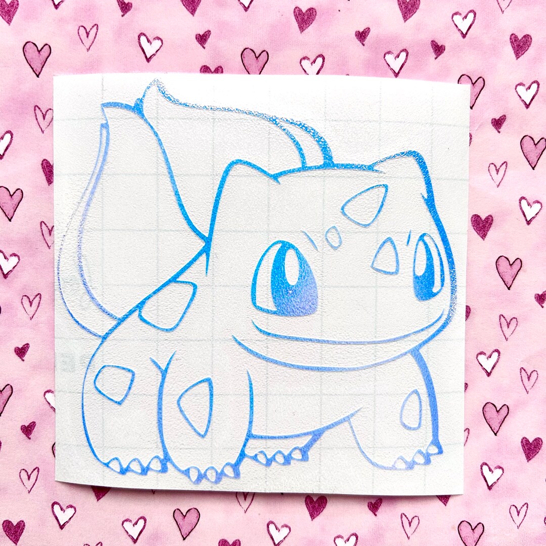 Pokemon Bulbasaur Sticker Waterproof Vinyl Decal - Etsy