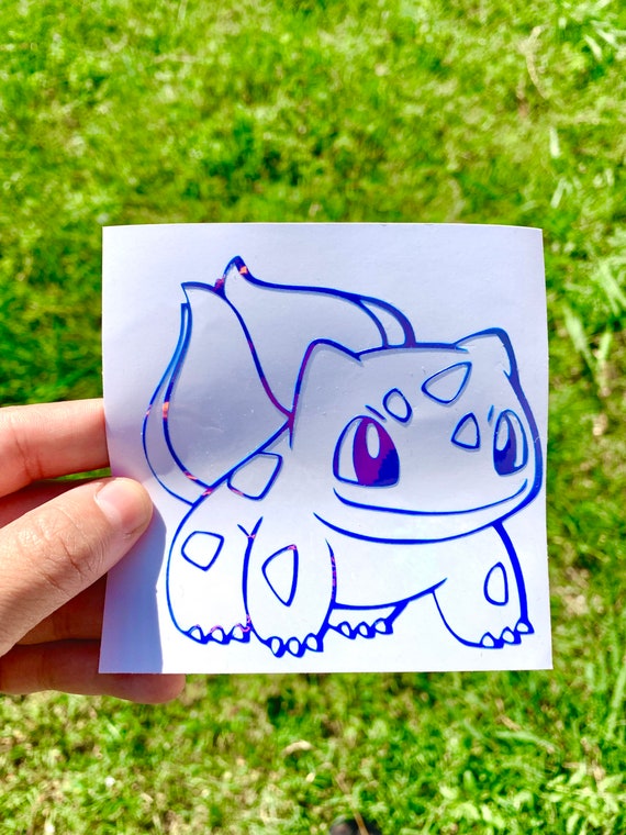 Pokemon Bulbasaur Sticker Waterproof Vinyl Decal | Etsy