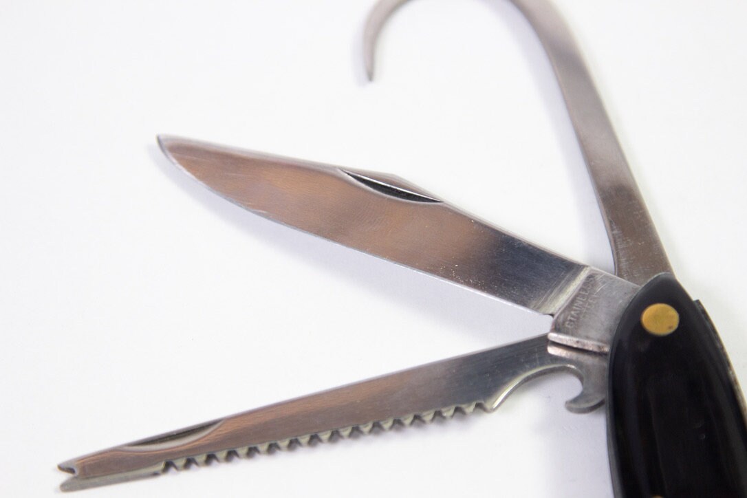 Rare 50s 60s Fish Fishing Gaff Large Folding Knife, - Etsy