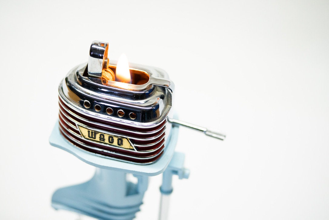 Rare Original 1960s Japanese Wago Table Lighter in the Form of an ...