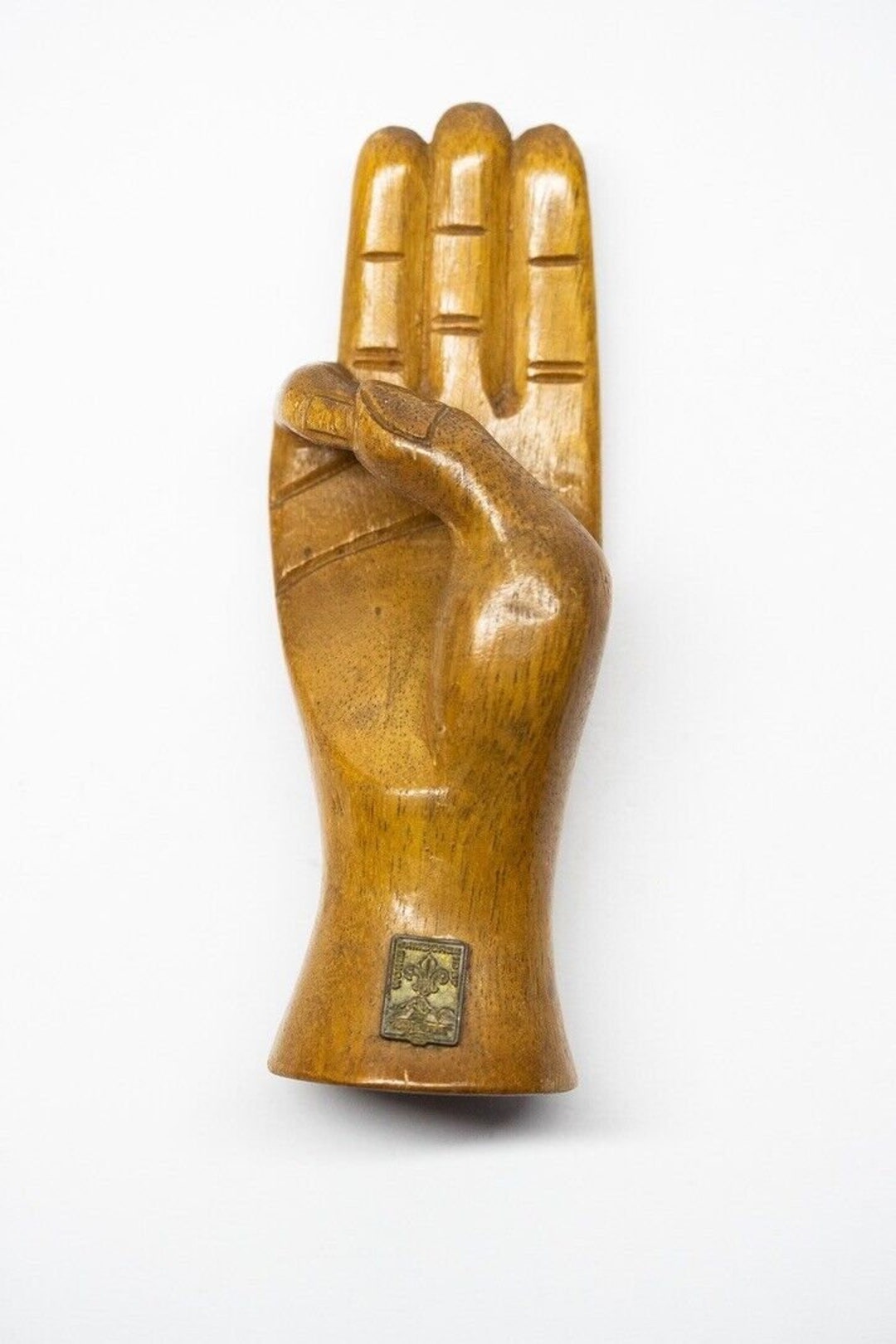 Genuine Rare World Idaho Jamboree 1967 Souvenir Scout Salute Wooden ...