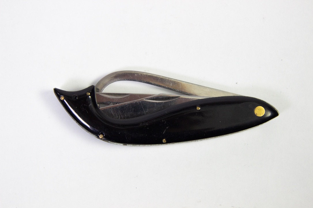 Rare 50s 60s Fish Fishing Gaff Large Folding Knife, - Etsy