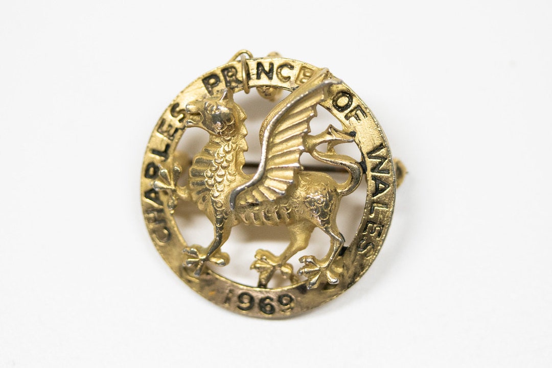 King Charles III Charles Prince of Wales 1969 Investiture Pin - Etsy