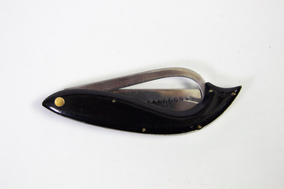 Rare 50s 60s Fish Fishing Gaff Large Folding Knife, - Etsy