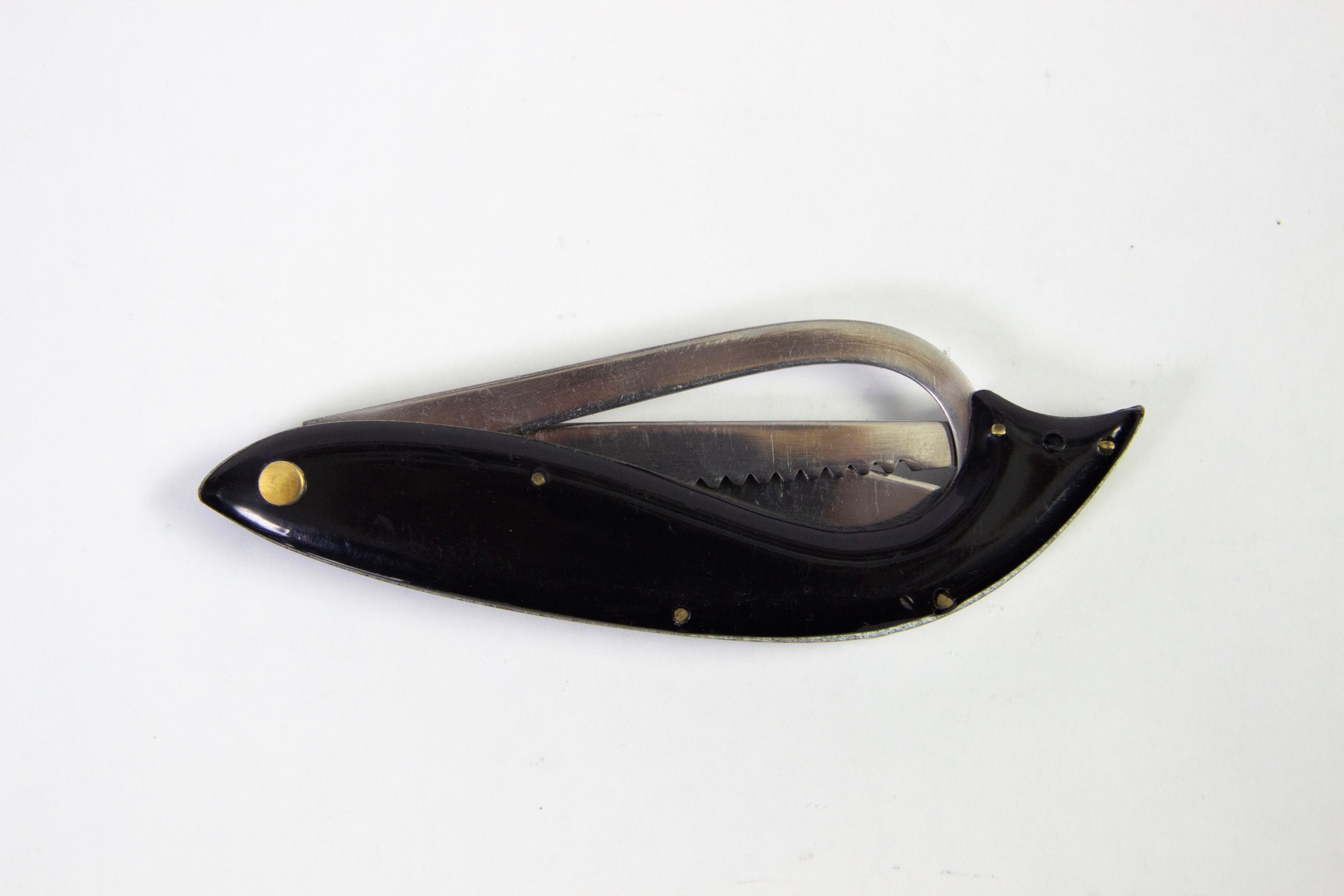 Rare 50s 60s Fish Fishing Gaff Large Folding Knife, - Etsy