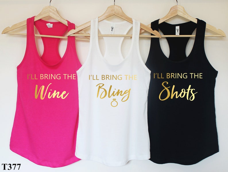Bachelorette Party Shirts Ill Bring The Shirts Bridal Etsy