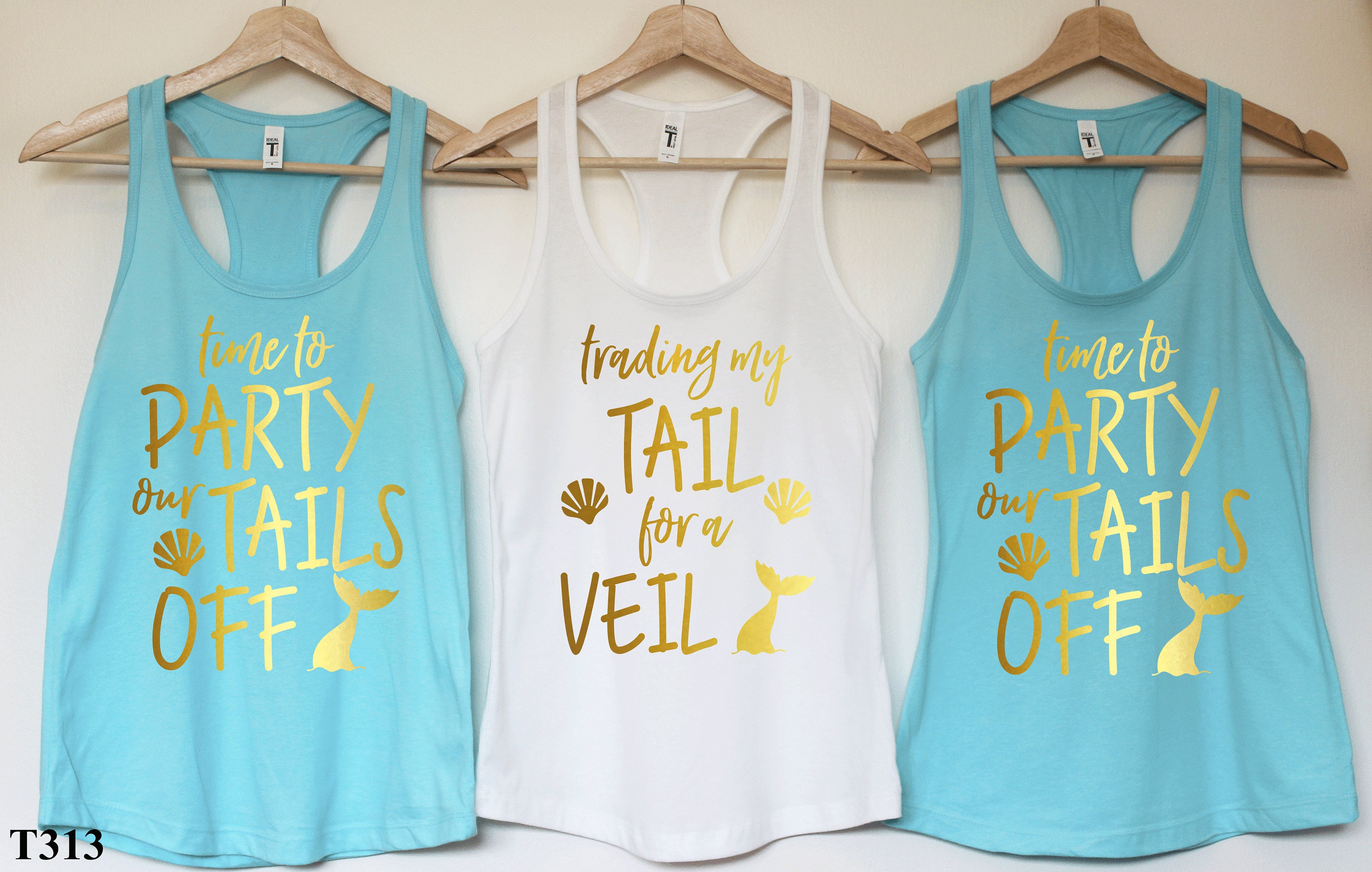 Bachelorette Party Tank TopsBridesmaid GiftsMermaid | Etsy