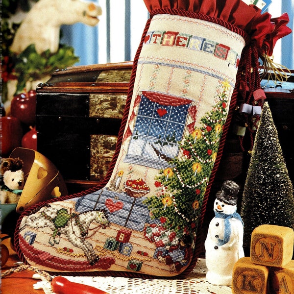 Cross Stitch Stocking Pattern - Etsy