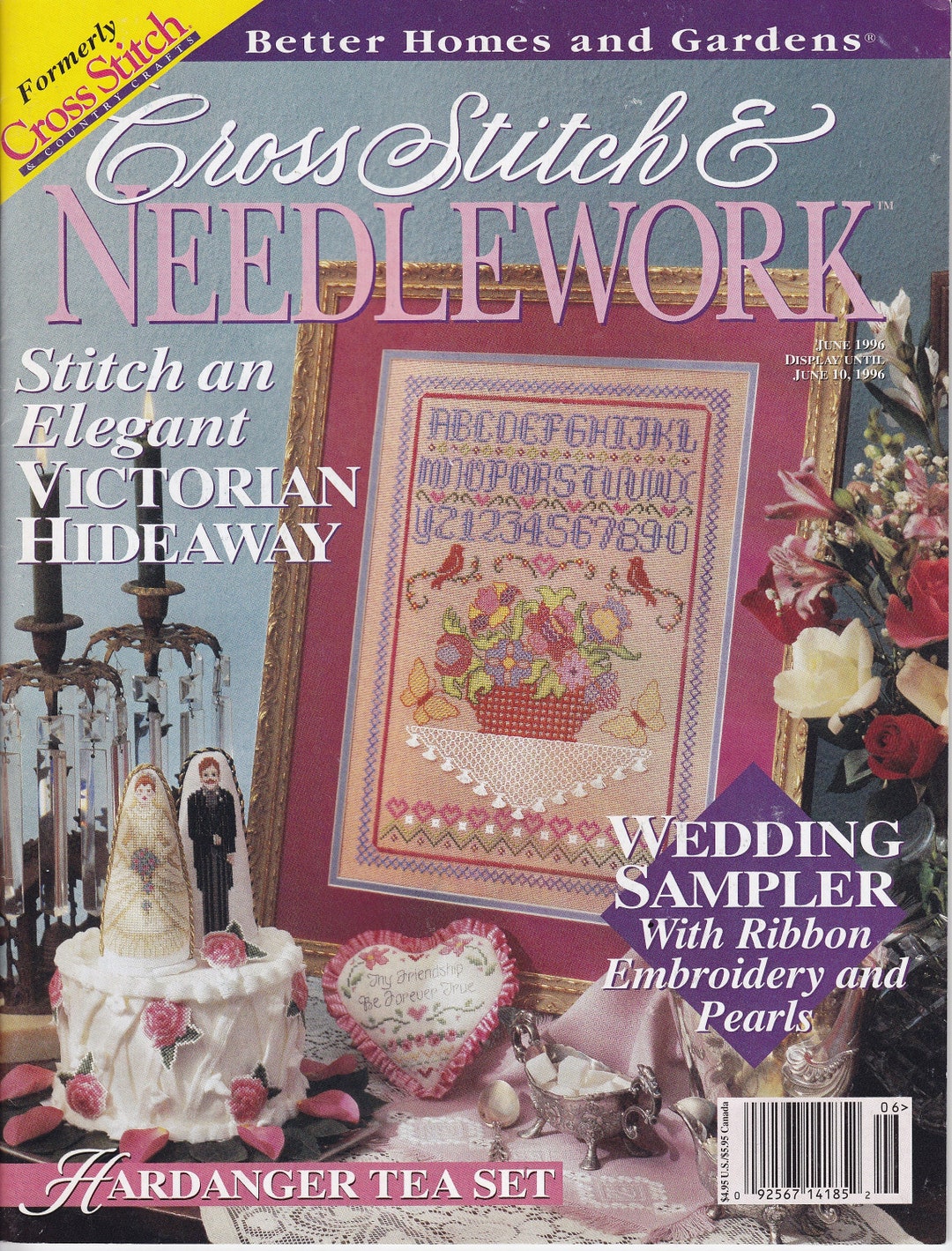 Cross Stitch & Needlework Magazine Vintage June 1996 - Etsy