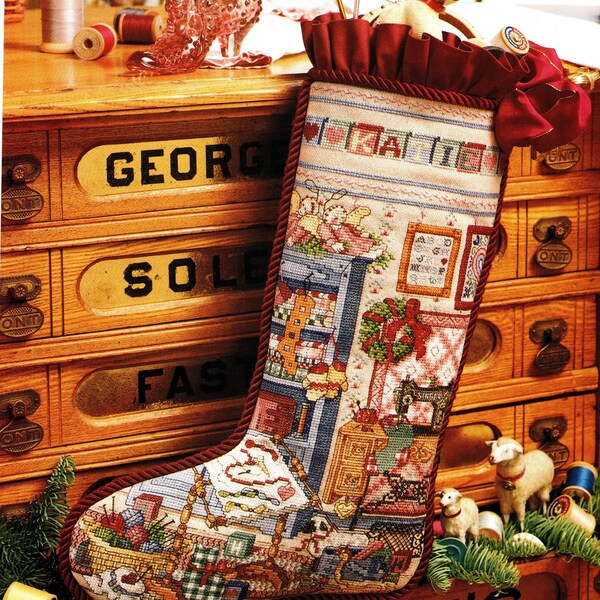 Cross Stitch Stocking Pattern - Etsy