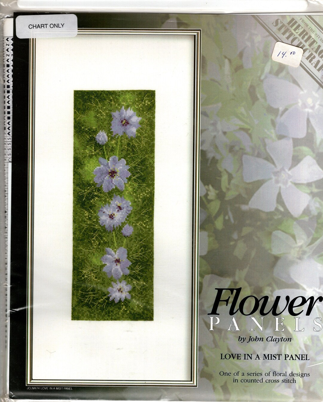 Flower Panels love in a Mist Cross Stitch Packet by John Clayton - Etsy