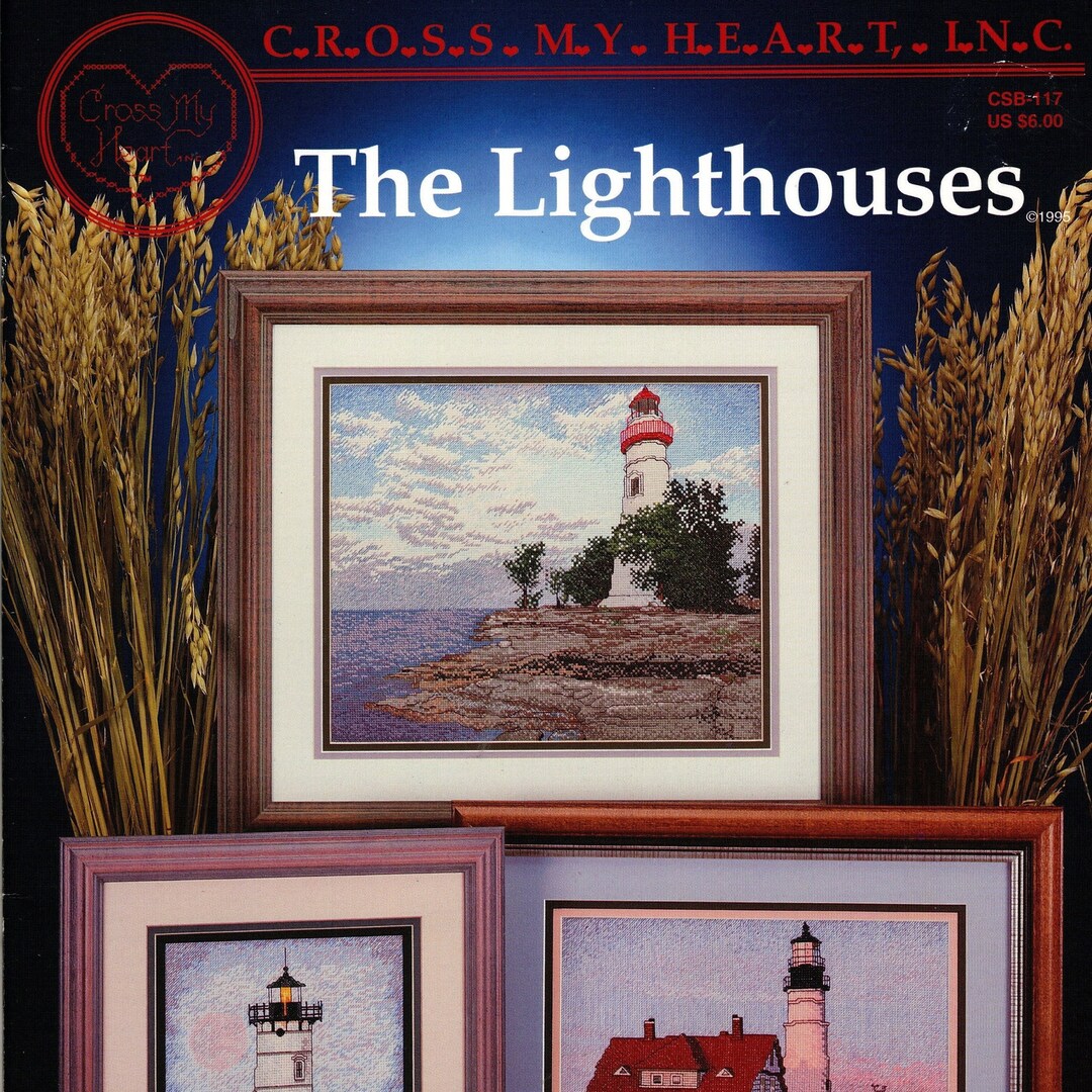 The Lighthouses Cross Stitch Booklet Cross My Heart - Etsy