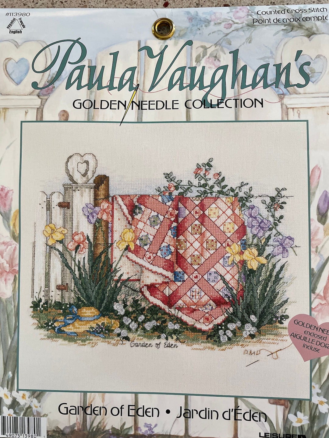 Paula Vaughan garden of Eden Cross Stitch Kit - Etsy