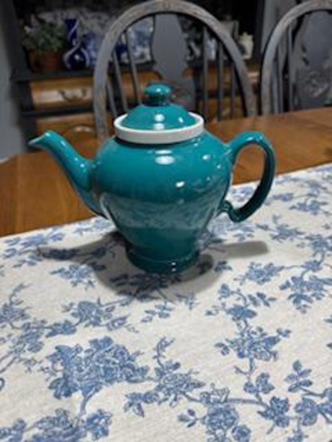 Vintage Mccormick Tea Baltimore MD W/ceramic Infuser Teapot Hall Teal ...